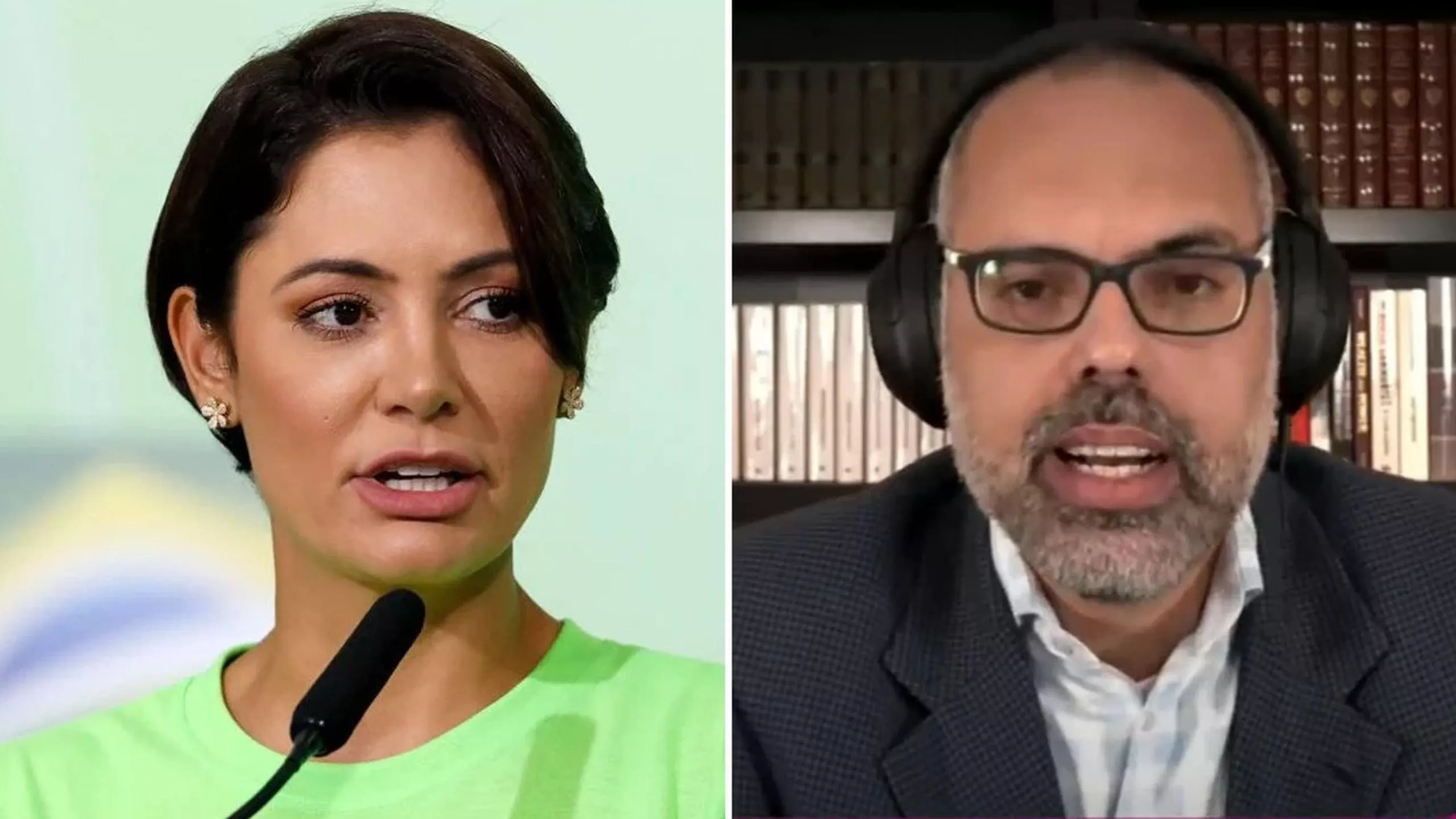 Michelle Bolsonaro parte para cima de Allan dos Santos e o chama de ...